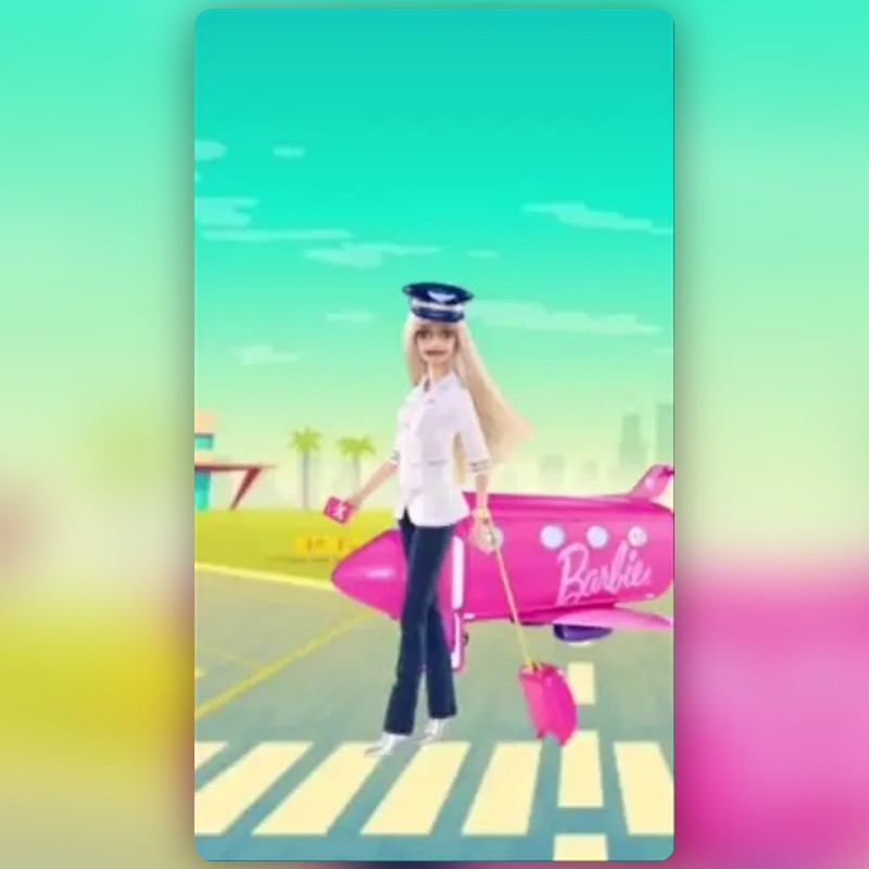 Barbie Pilot Lens by Anastasia Berliana - Snapchat Lenses and Filters