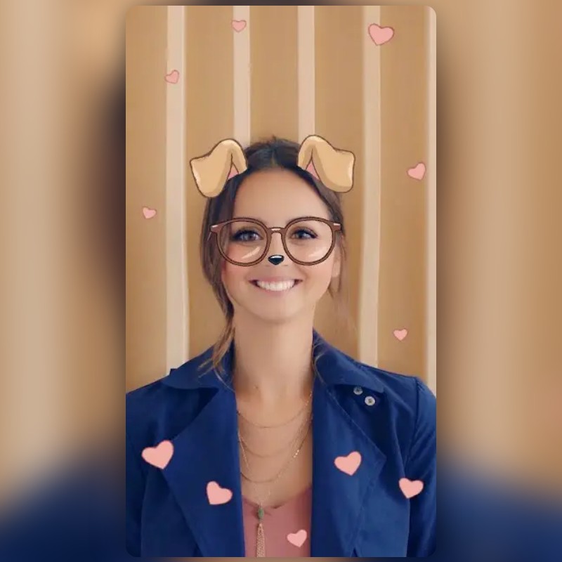 Dog Ears with Glasses Filter by Snapchat | Snapchat Lenses