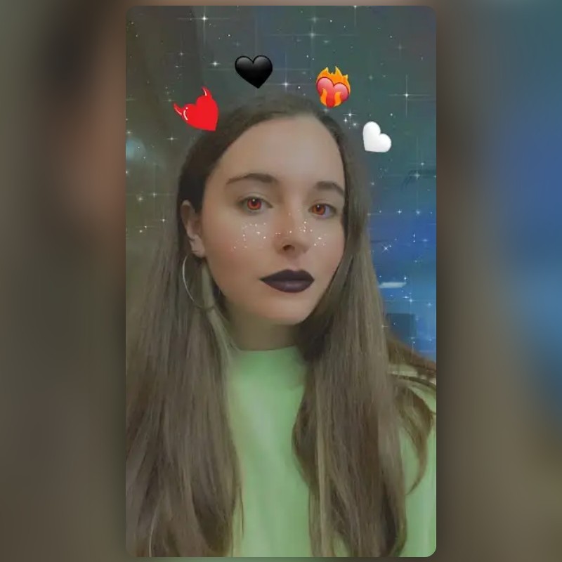 Hearts Choices Lens by Snapchat - Snapchat Lenses and Filters