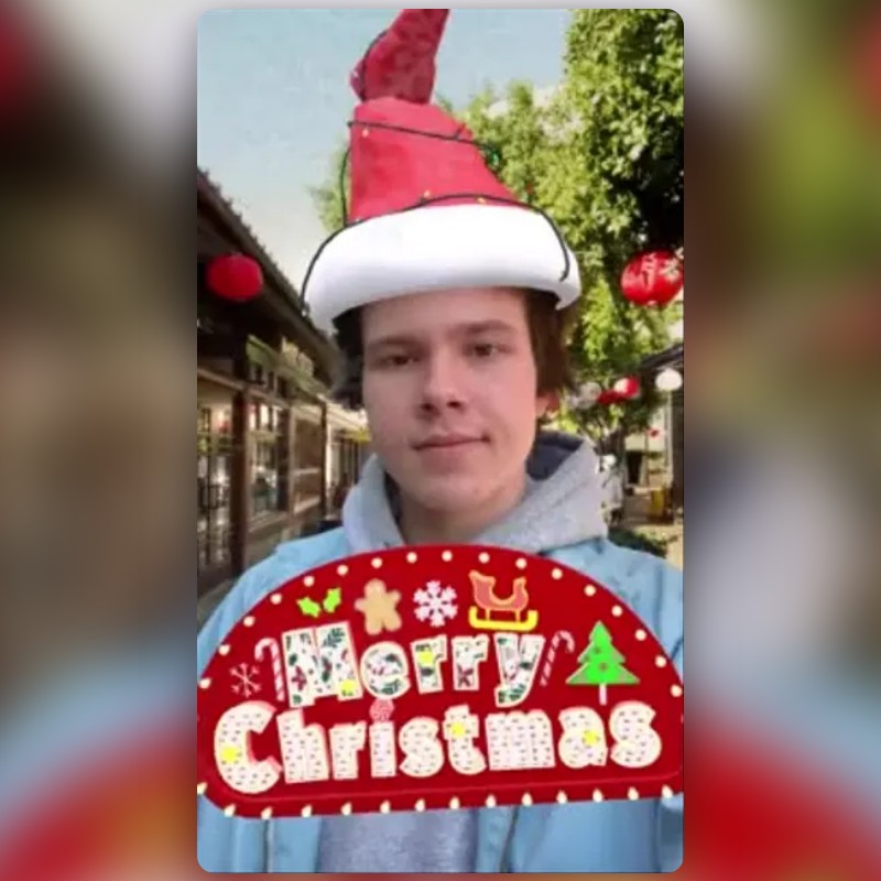 Merry Christmas Lens by Emilio Aguirre - Snapchat Lenses and Filters