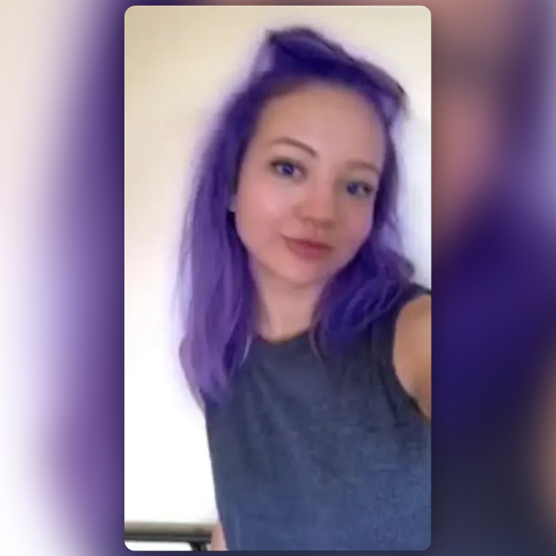 Hair Colour Picker Lens by Jinnie the Wew - Snapchat Lenses and Filters