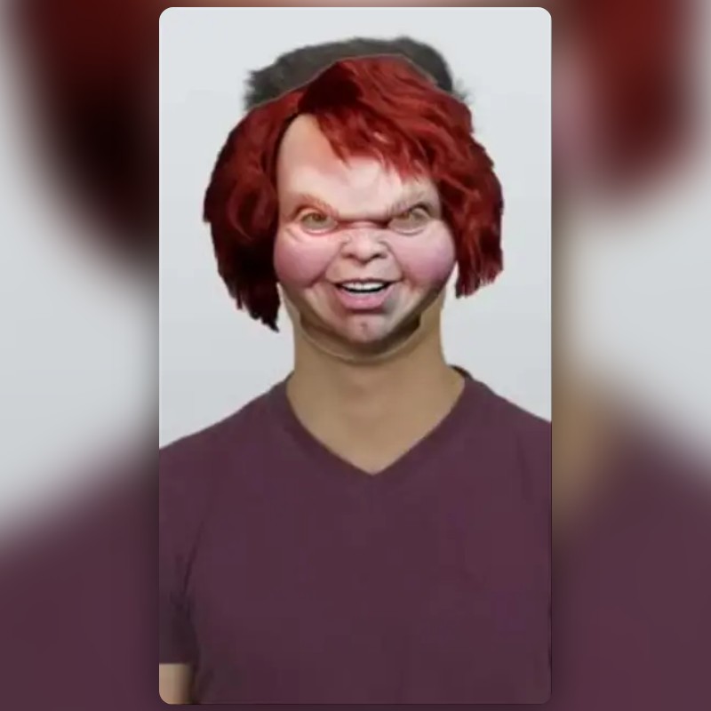 CHUCKY vip haha Lens by 👑 حمووود الحوسني 👑 - Snapchat Lenses and Filters