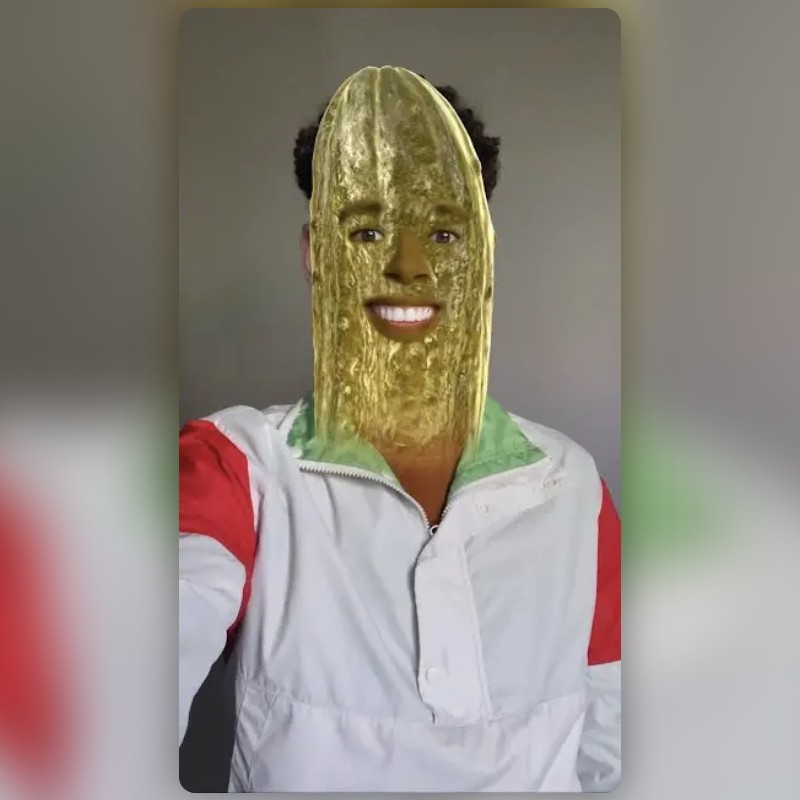 Pickled Cucumber Filter by Snapchat | Snapchat Lenses