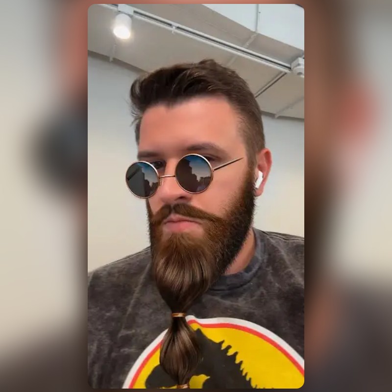 Beard and Glasses Filter by Snapchat | Snapchat Lenses