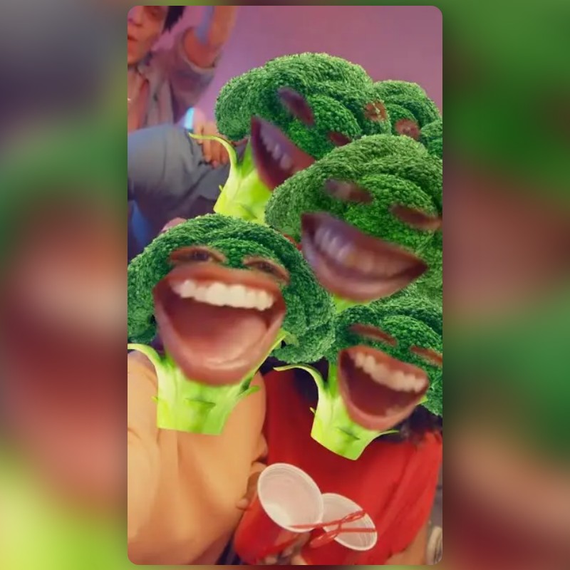 Broccoli Head 🥦 Filter by Snapchat | Snapchat Lenses