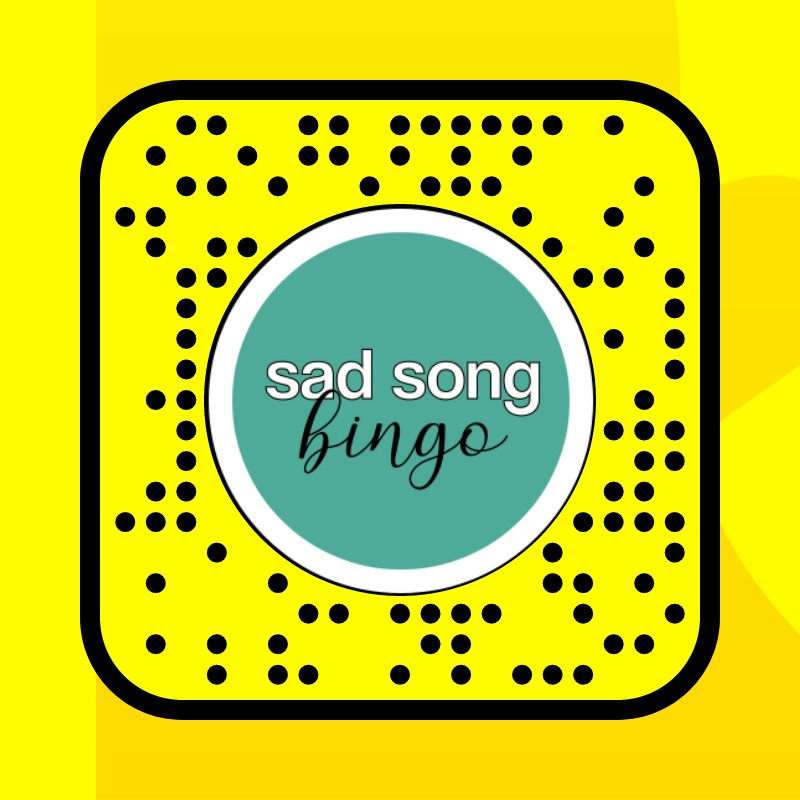 Sad Songs Bingo Lens by Mei Higashi - Snapchat Lenses and Filters