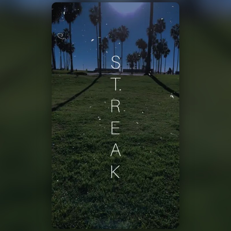 streak Lens by mira :) - Snapchat Lenses and Filters