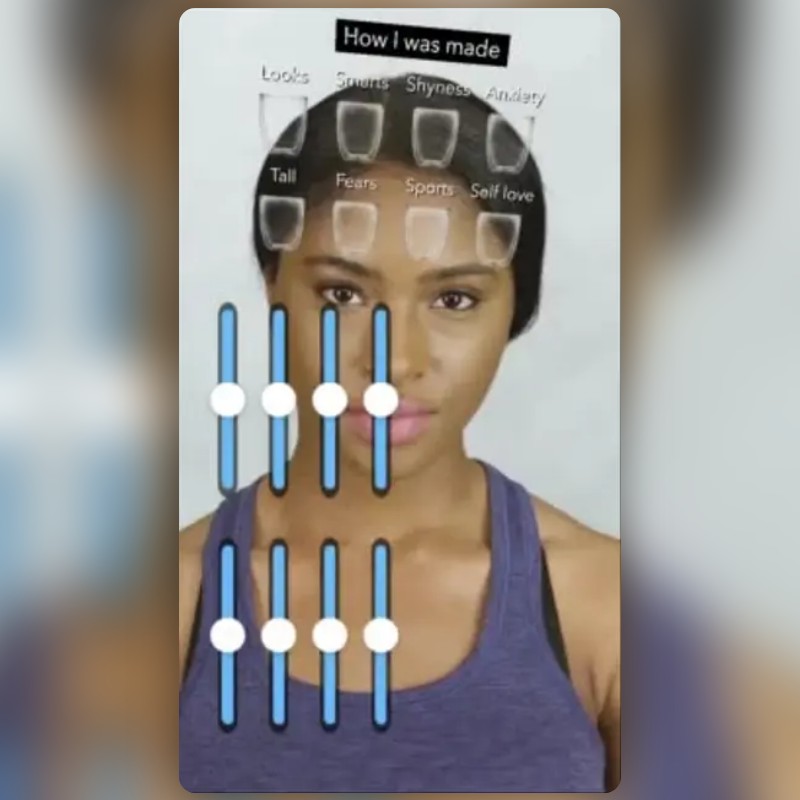 เลนส์ How I was made สร้างโดย Slide Up App😂💕 - เลนส์และฟิลเตอร์ Snapchat