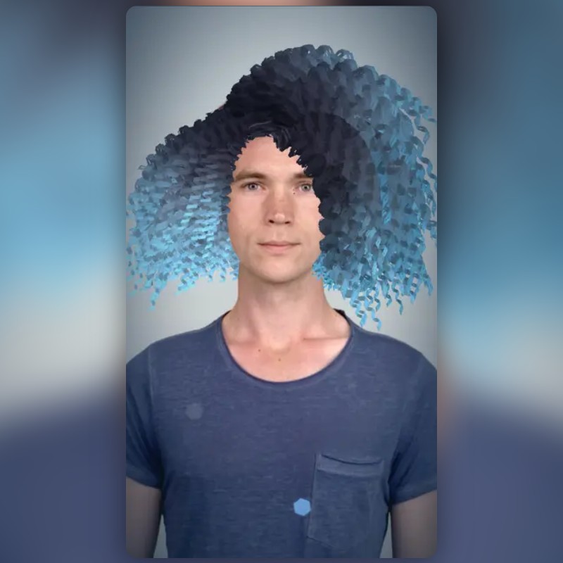 Crazy Hair Lens by Ak - Snapchat Lenses and Filters