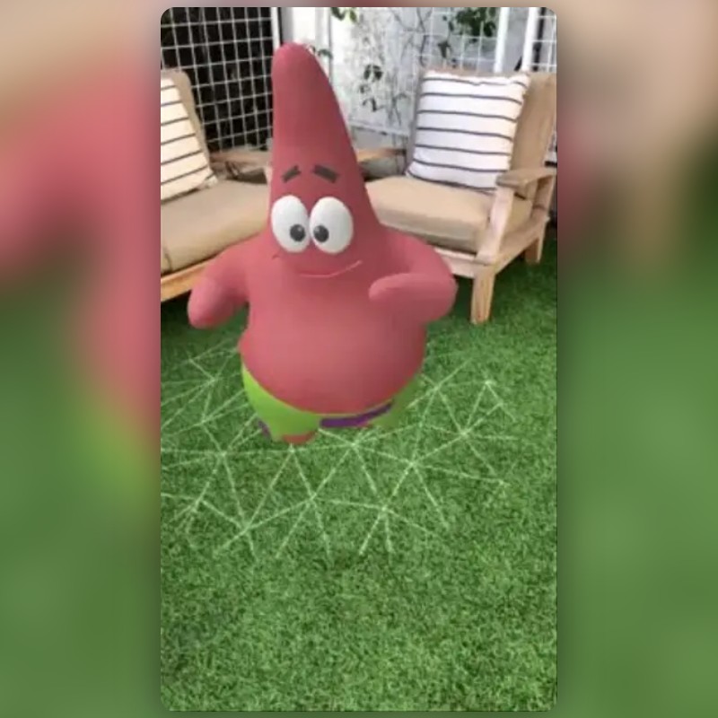 Patrick Star Lens by هيمو🍂 | ibrahim siram - Snapchat Lenses and Filters