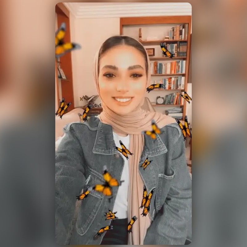 Summer Butterflies Lens by Snapchat - Snapchat Lenses and Filters