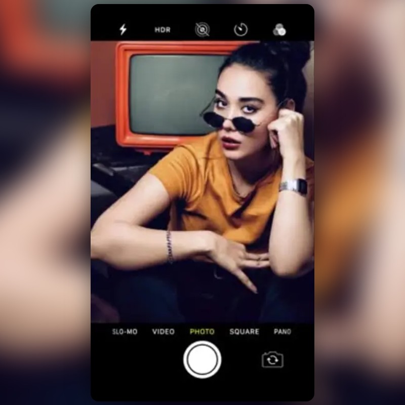 iPhone Camera Filter by Gagz Slach | Snapchat Lenses