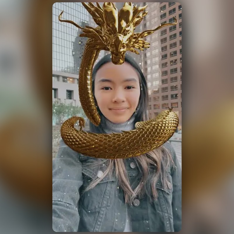 Golden Dragon Filter by Snapchat | Snapchat Lenses