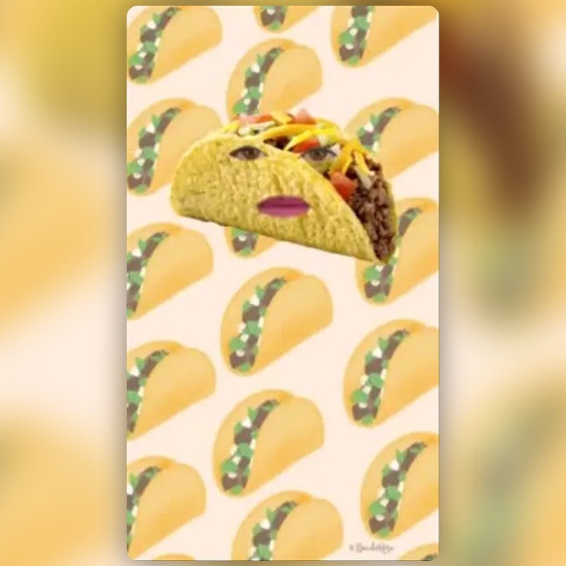 Taco Filter by Sahda Ardelia | Snapchat Lenses
