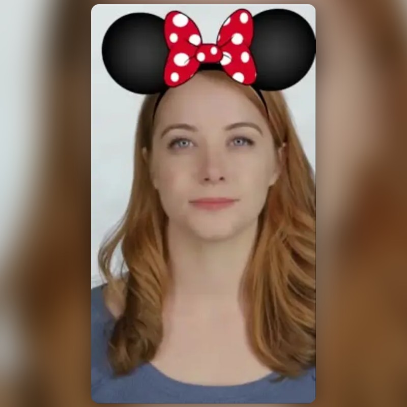 minnie mouse Lens by Zai Design - Snapchat Lenses and Filters