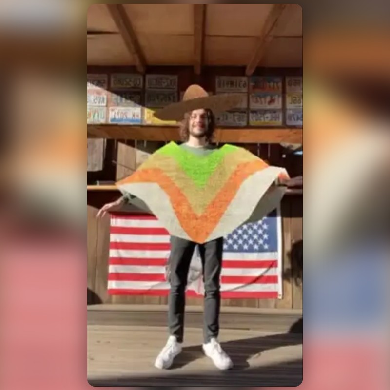 Poncho Filter by Maxime Cabrol | Snapchat Lenses