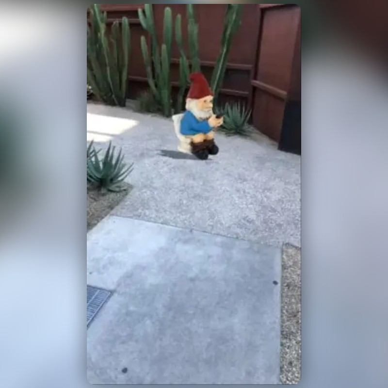 Garden Gnome Filter by agreeable greg | Snapchat Lenses