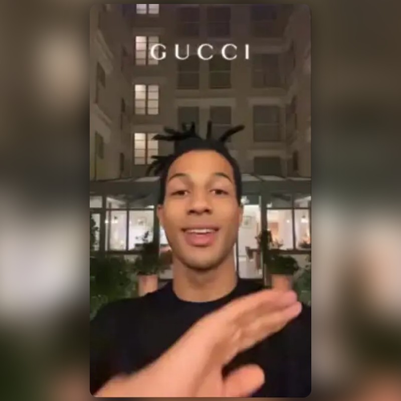 Gucci GiftGiving Lens by Gucci - Snapchat Lenses and Filters