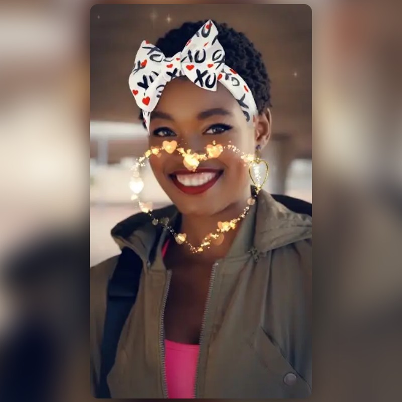 Valentines Bow Filter by Snapchat | Snapchat Lenses