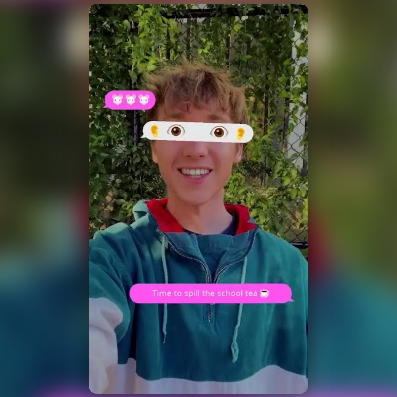 Spill the School Tea Filter by Snapchat | Snapchat Lenses