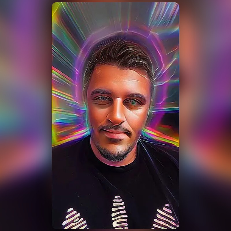 Neon Glow Aura Lens by Snapchat - Snapchat Lenses and Filters