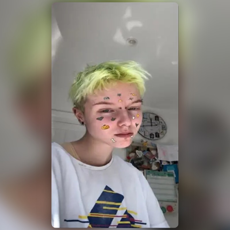 spooky stickers Lens by ty - Snapchat Lenses and Filters