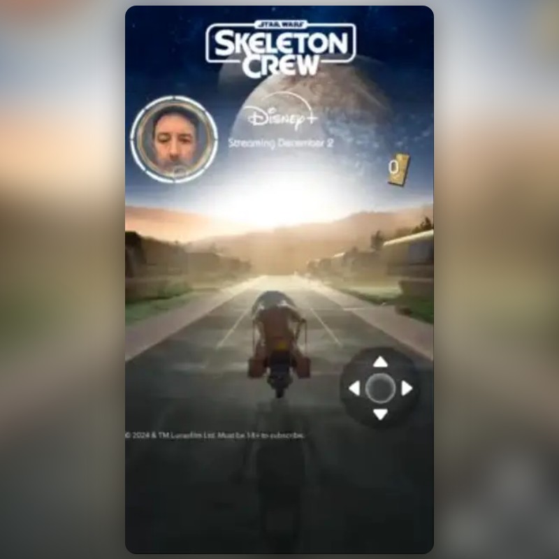 Skeleton Crew Filter by Walt Disney Studios | Snapchat Lenses