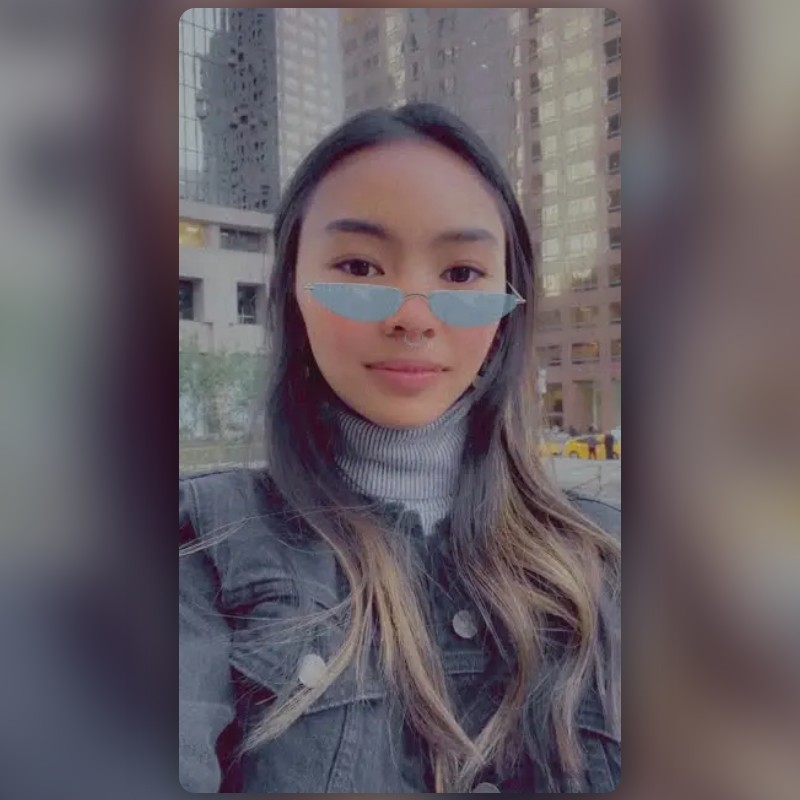 Blue Glasses Filter by Snapchat | Snapchat Lenses