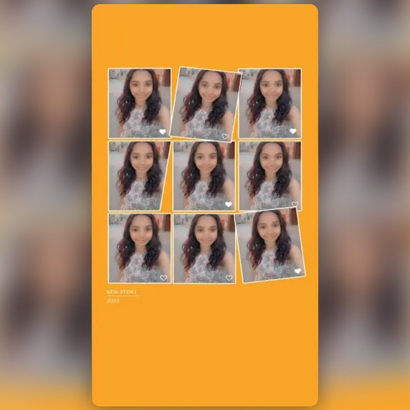 Orange Frames Lens by Snapchat - Snapchat Lenses and Filters