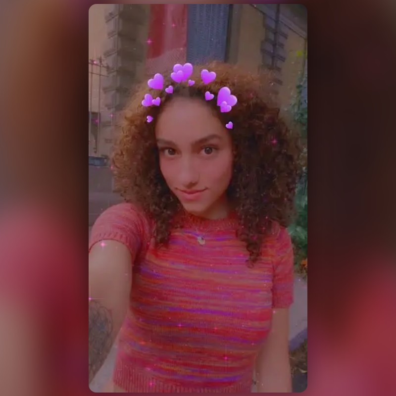 Violet Mood 💜 Lens by Snapchat - Snapchat Lenses and Filters