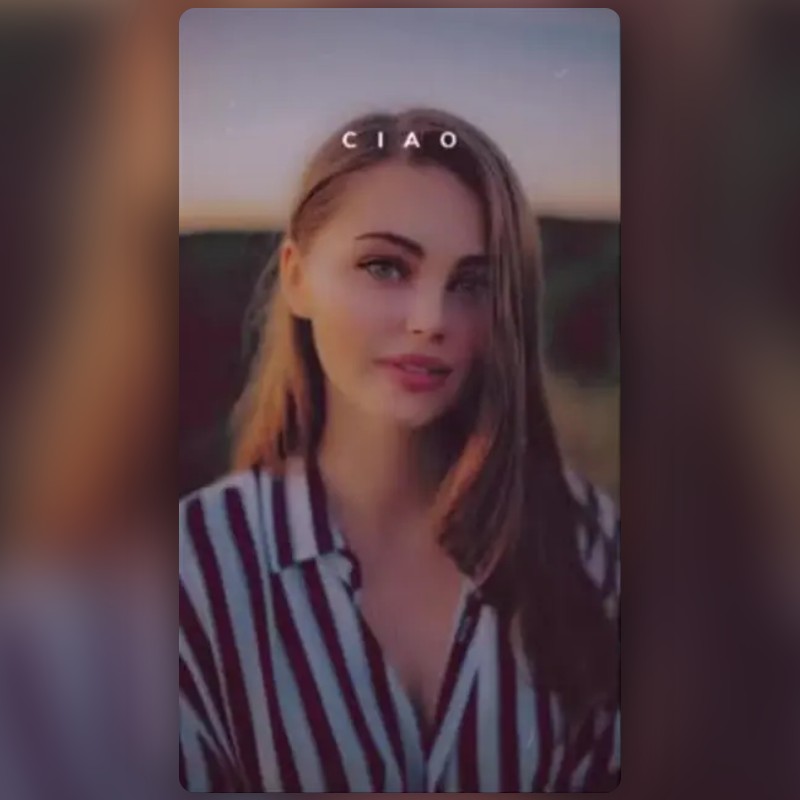 Ciao Mood Lens by امجد الحربي - Snapchat Lenses and Filters