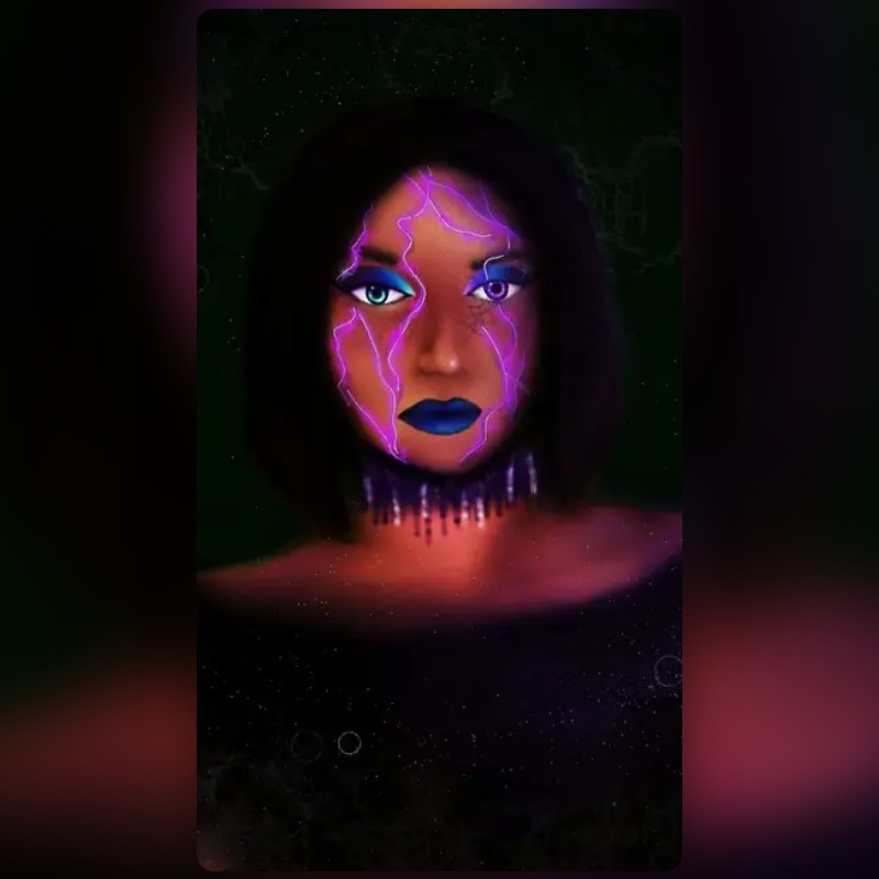 Face Paint Lens by Hidden soul - Snapchat Lenses and Filters