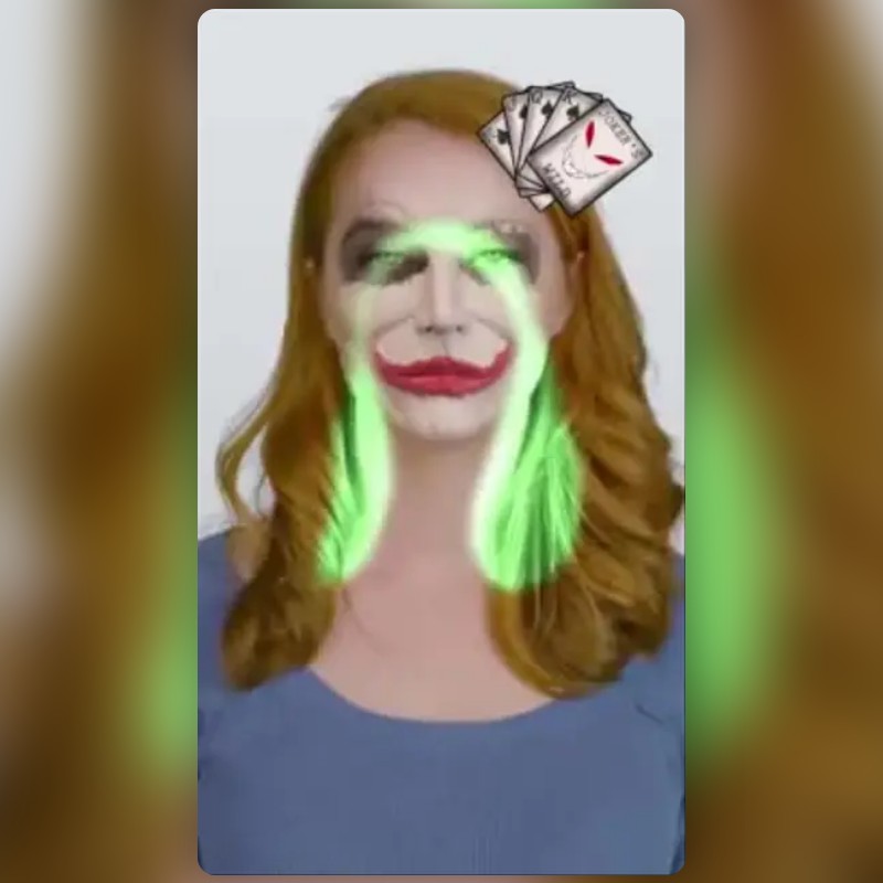Joker Filter by Dellys35 | Snapchat Lenses