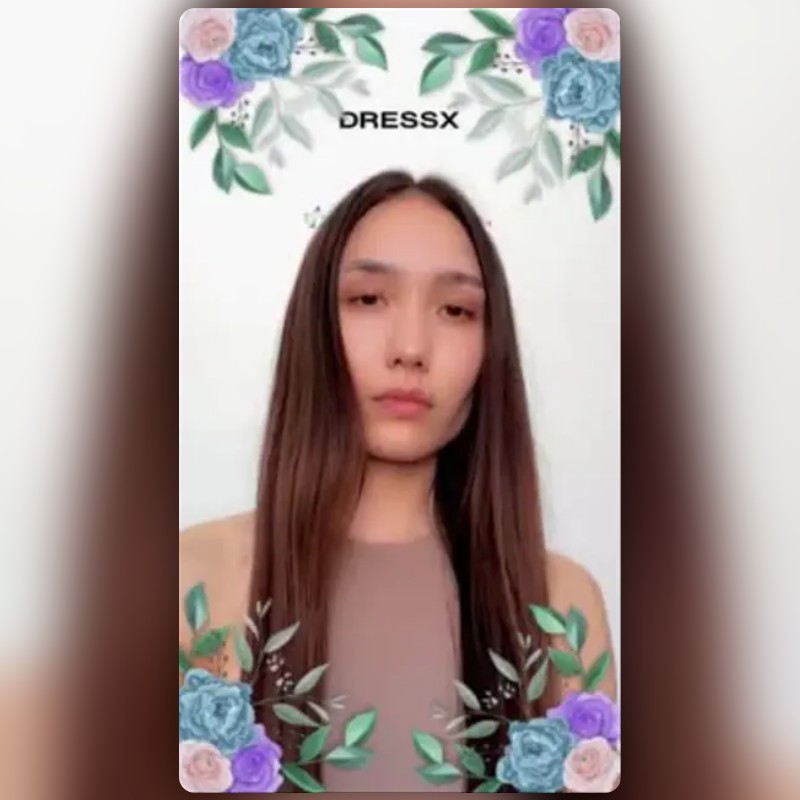 Cute Corner Flower Filter by DRESSX | Snapchat Lenses
