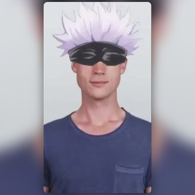 Satoru Gojo Lens by Alessi Alamsjah - Snapchat Lenses and Filters