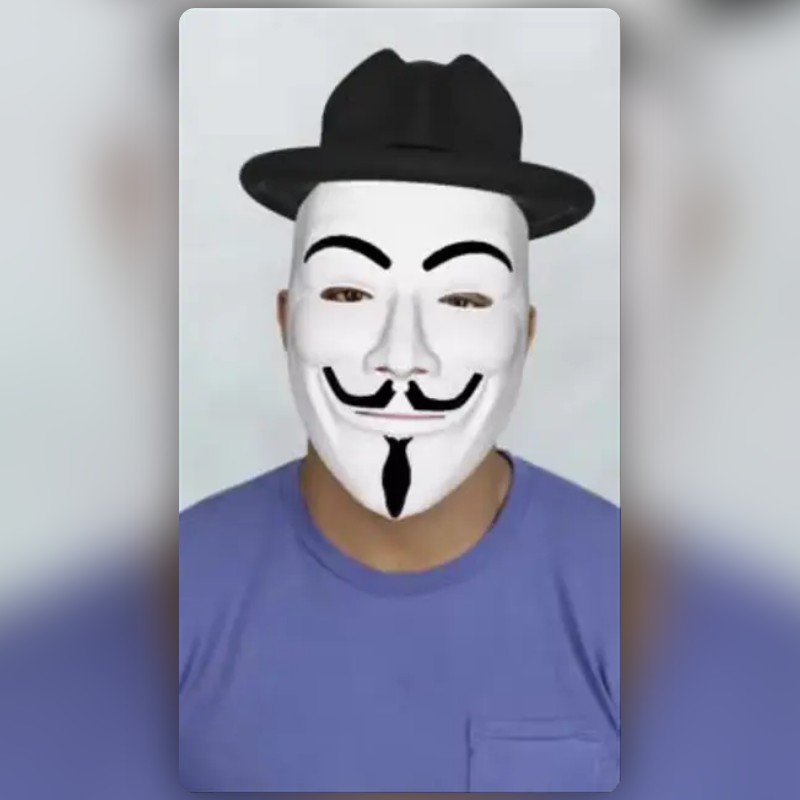 Anonymous Mask Filter by Enmanuel R | Snapchat Lenses