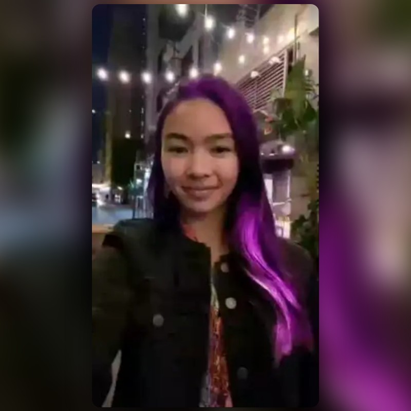 Purple Aura Hair Lens by Crawly Goat - Snapchat Lenses and Filters
