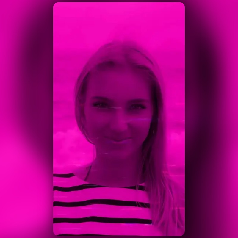 Pink Glitch Filter by Snapchat | Snapchat Lenses