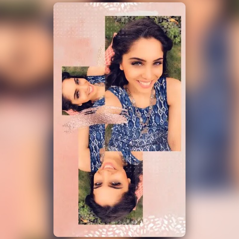 Pink Abstract Frame Lens by Snapchat - Snapchat Lenses and Filters