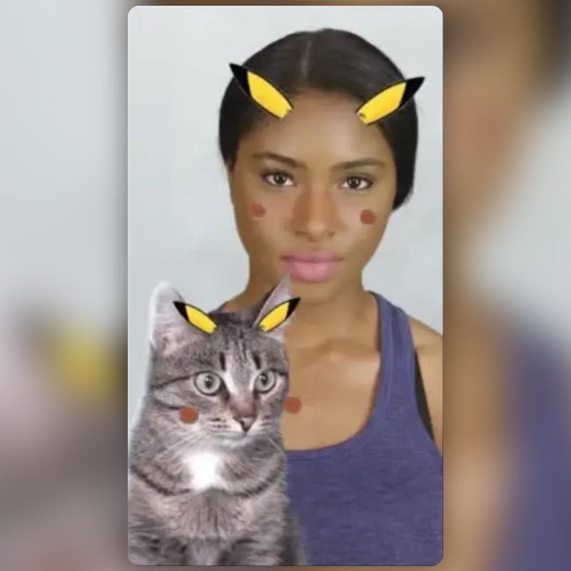 pikachu pets Lens by Lens Manic - Snapchat Lenses and Filters