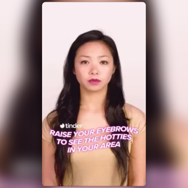 Hotties Near You Lens by Tinder - Snapchat Lenses and Filters
