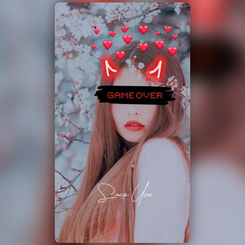Love Game Over Filter by Sunny Bahadurpuria🎥 | Snapchat Lenses