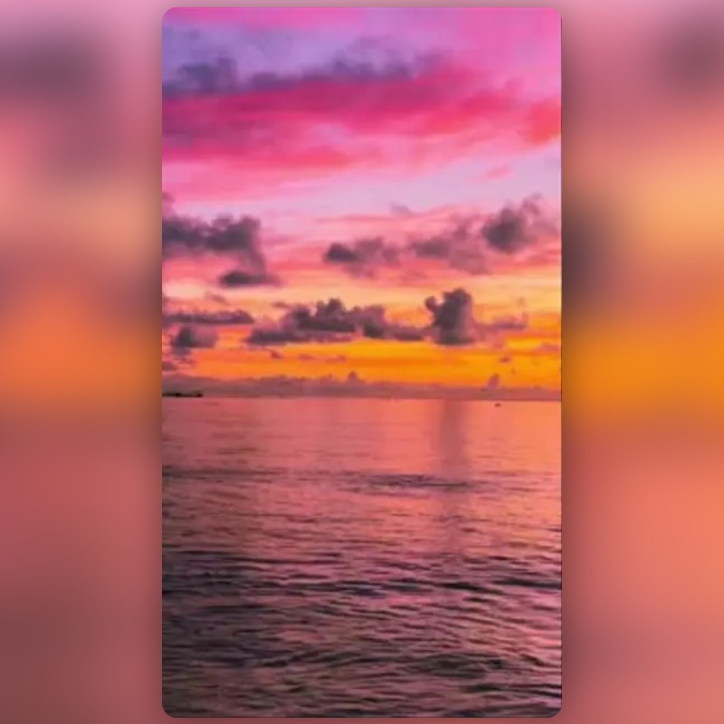 Sunset Booster Lens by jay - Snapchat Lenses and Filters