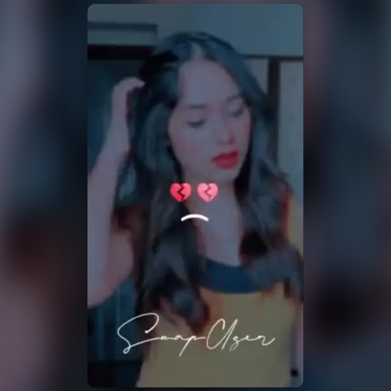 Broken Heart Face Filter by Sunny Bahadurpuria🎥 | Snapchat Lenses