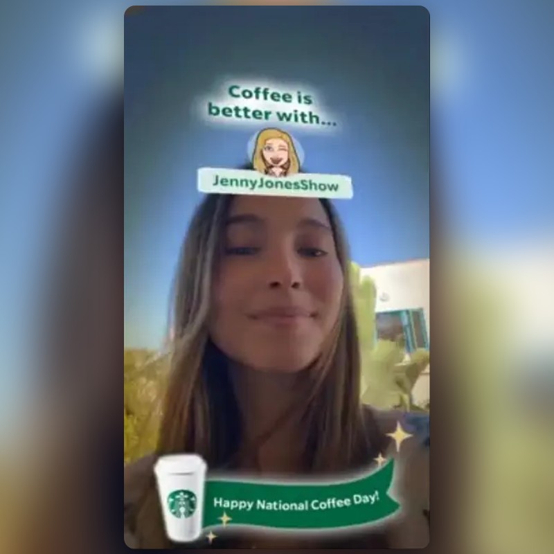 Coffee and Friends Filter by Starbucks | Snapchat Lenses