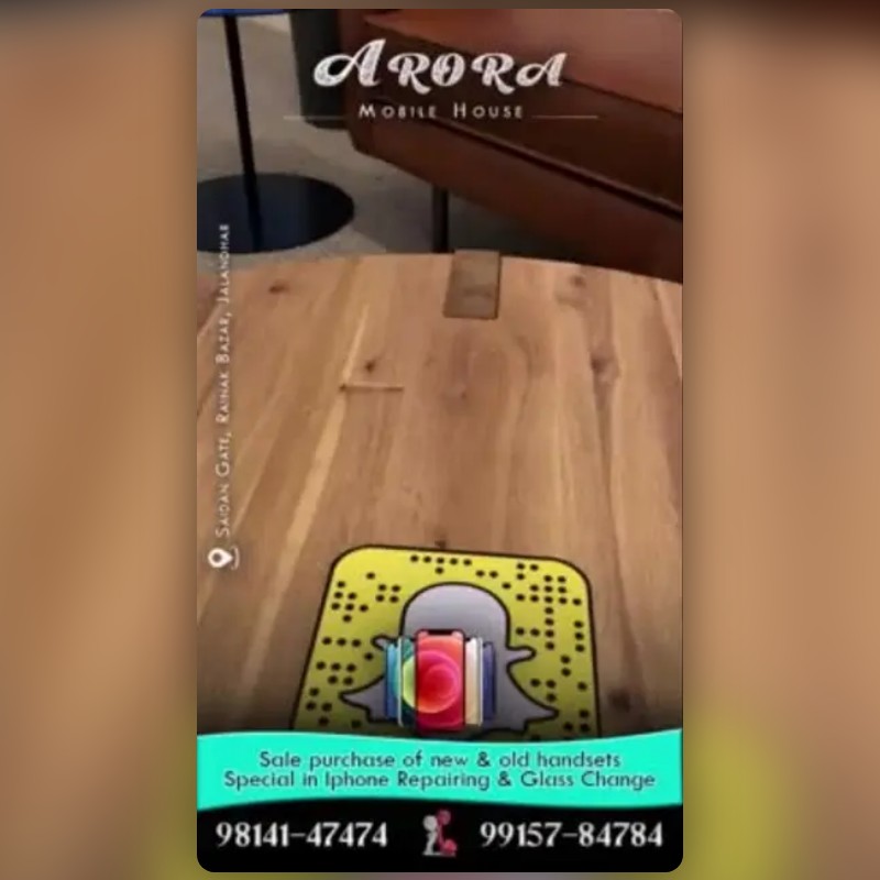 Arora Mobile Hous Filter by Dipanshu | Snapchat Lenses