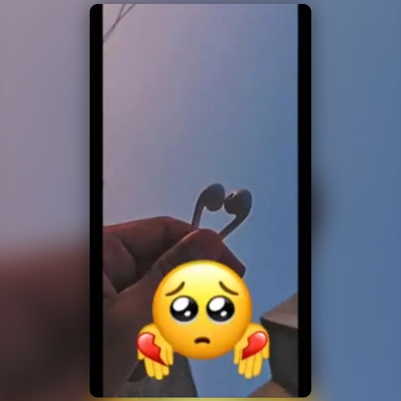 sad overlays emoji Filter by Arsh | Snapchat Lenses