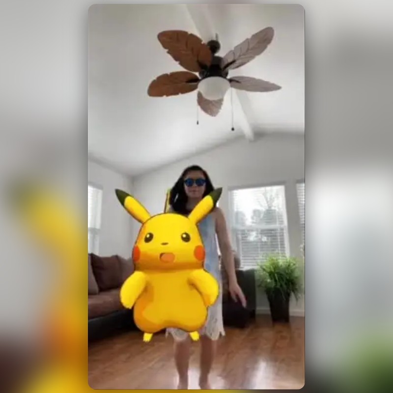 Pikachu Dance Lens by CyreneQ - Snapchat Lenses and Filters