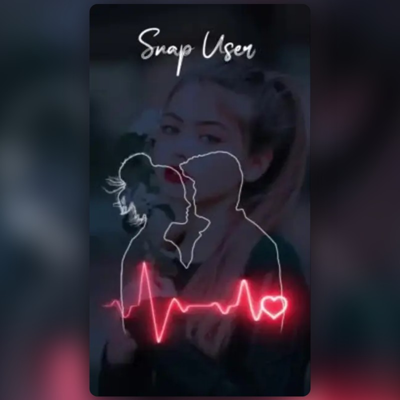 Streak Name Heart Lens by Sunny Bahadurpuria🎥 - Snapchat Lenses and Filters