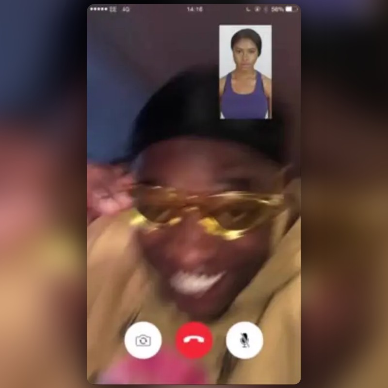 reaction facetime Filter by Ritika | Snapchat Lenses